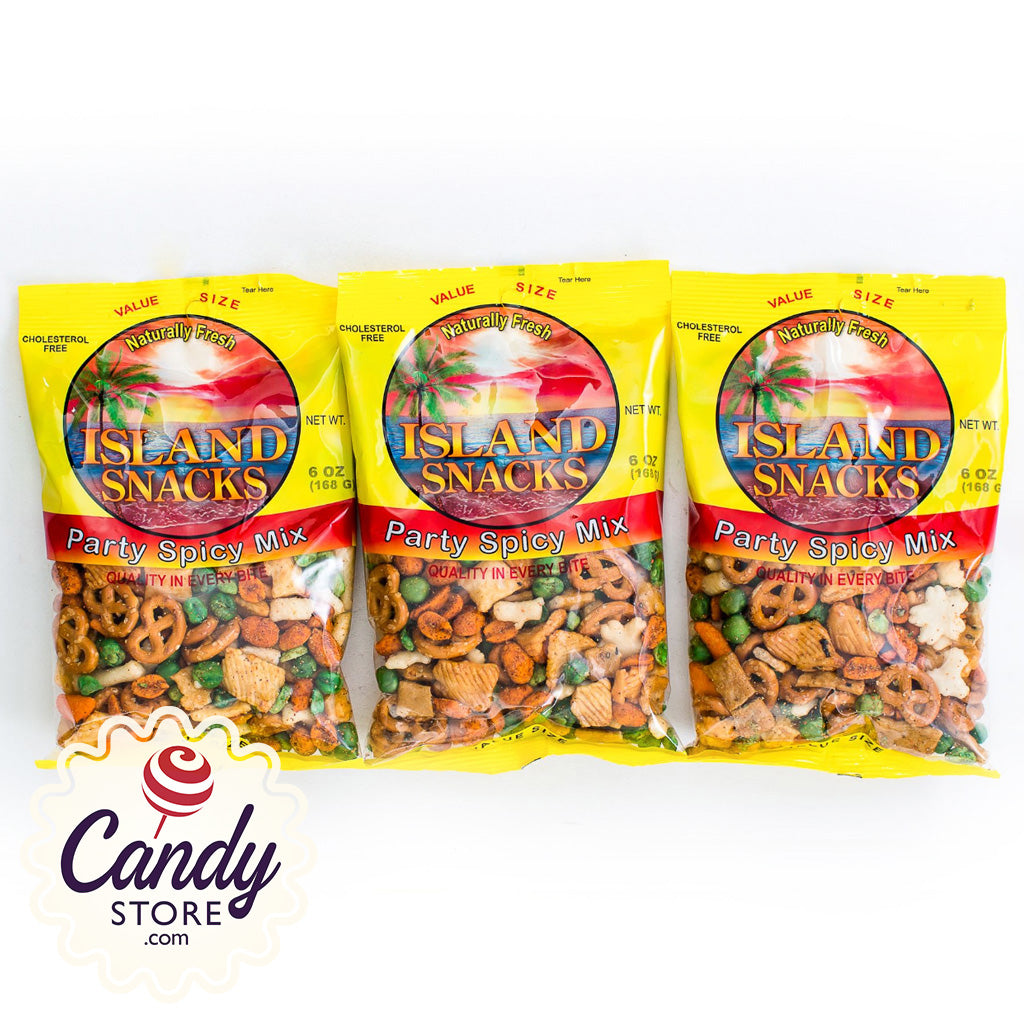 Spicy Party Mix Island Snacks - 6ct Bags | CandyStore.com