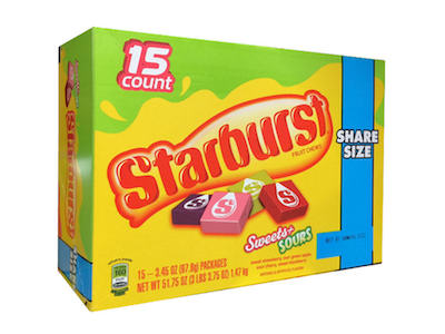 Starburst Sweet & Sour Share Size - 15ct | CandyStore.com
