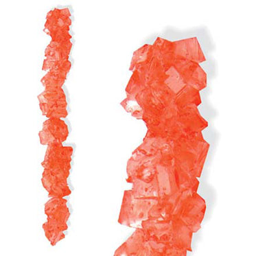 Strawberry Rock Candy Strings - 5lb Bulk | CandyStore.com