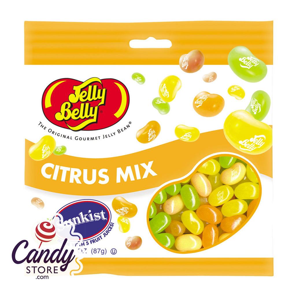 Sunkist Citrus Mix Jelly Belly Jelly Beans Bags - 12ct