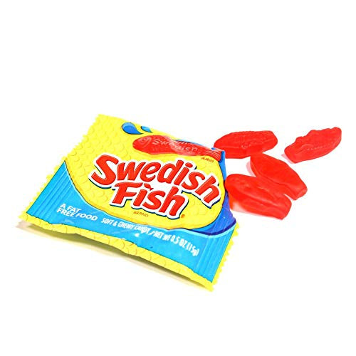 Swedish Fish Red Fun-Size Packs Bulk - 13lb | CandyStore.com