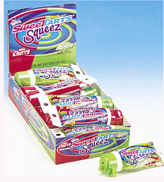 SweeTarts Squeez Candy Tubes - 12ct | CandyStore.com