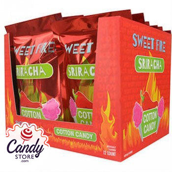 Sweet Fire Sriracha Cotton Candy - 12ct | CandyStore.com