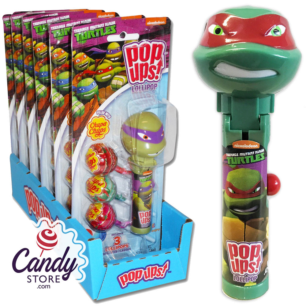 Teanage Mutant Ninja Turtles Pop-Ups Lollipops Toys - 6ct