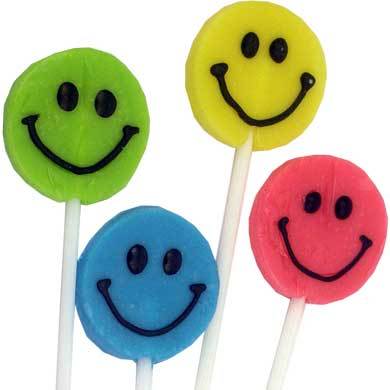 Teeny Happy Face Pops - 192ct | CandyStore.com