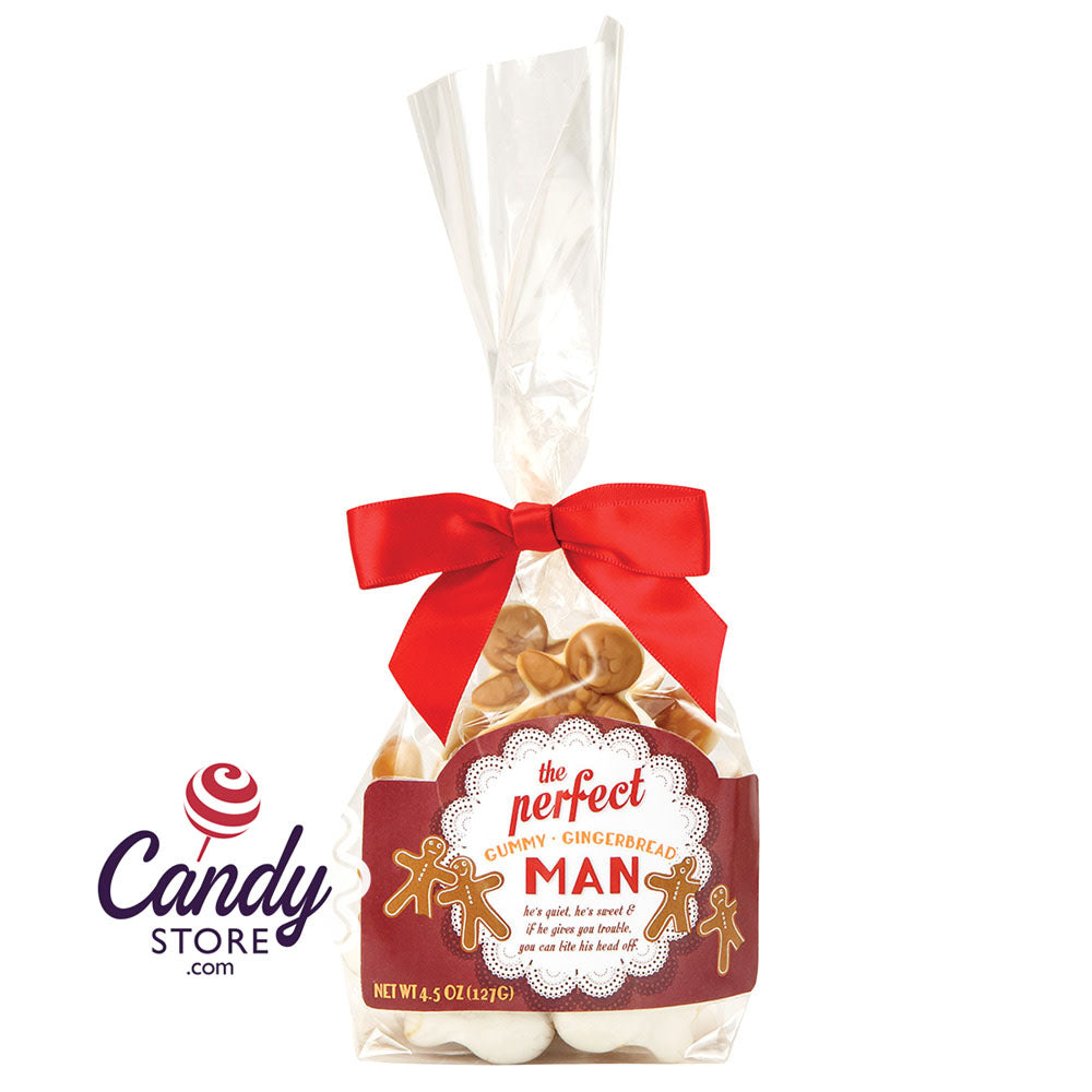 The Perfect Man Gummy Gingerbread Man 6.5oz Bags 12ct - CandyStore.com