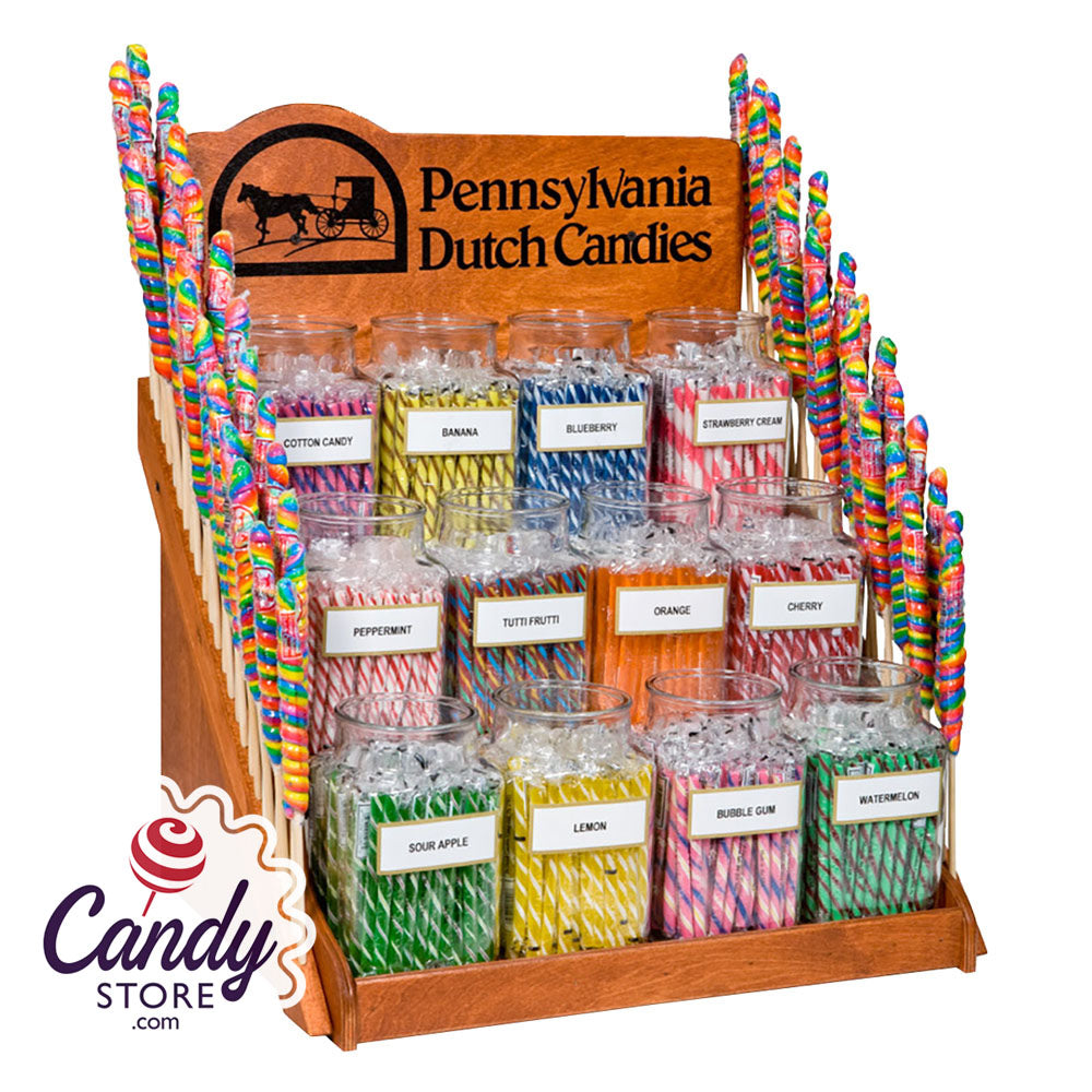 Thin Stick Candy Wood Rack Pennsylvania Dutch n/a - CandyStore.com