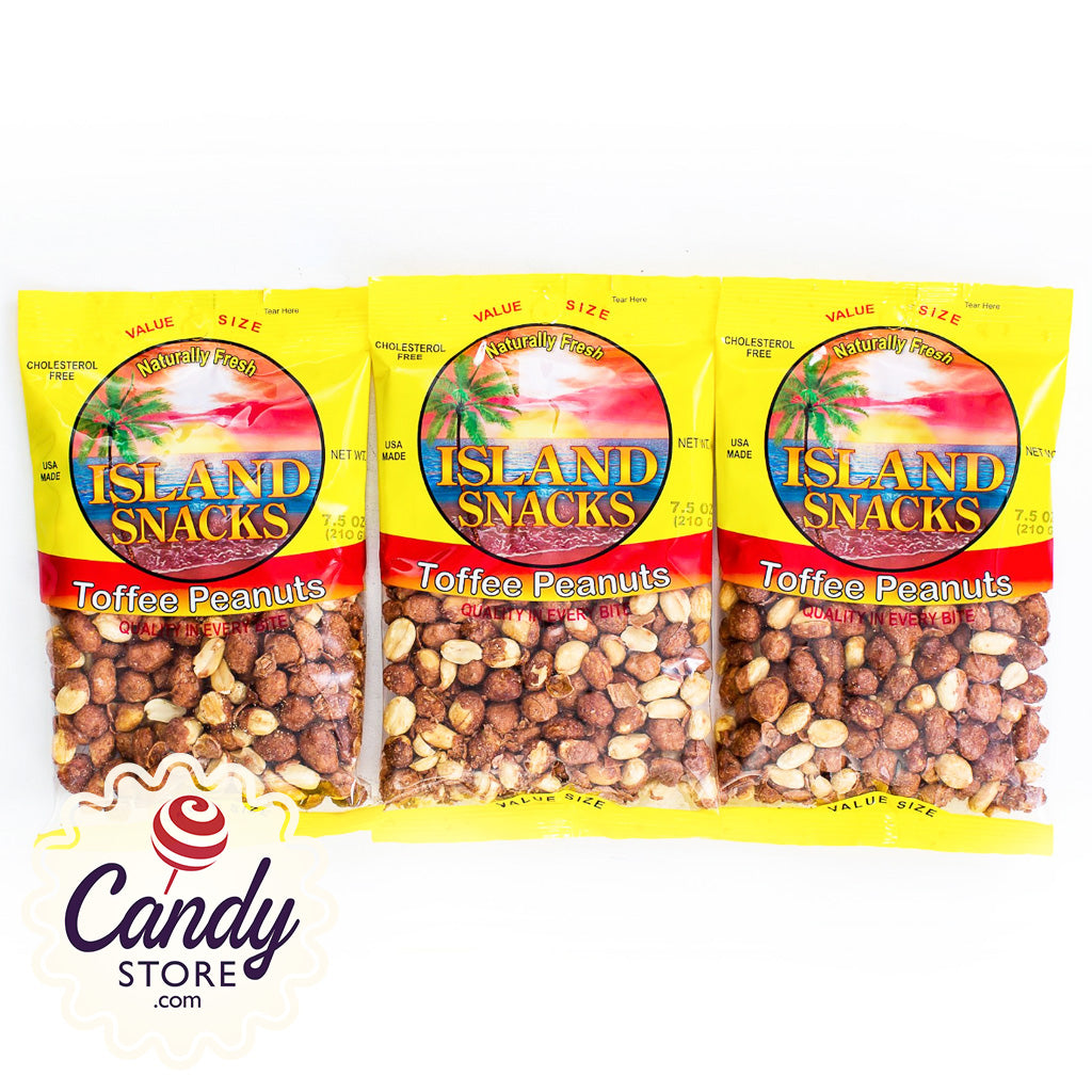 Toffee Peanuts Island Snacks - 6ct Bags | CandyStore.com