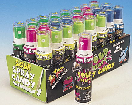Too Tart Sour Blast Spray - 36ct | CandyStore.com