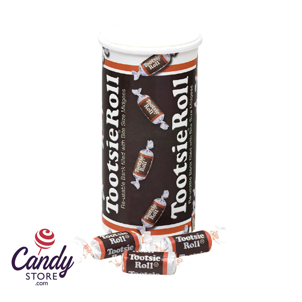Tootsie Roll Candy Piggy Banks 24ct - CandyStore.com