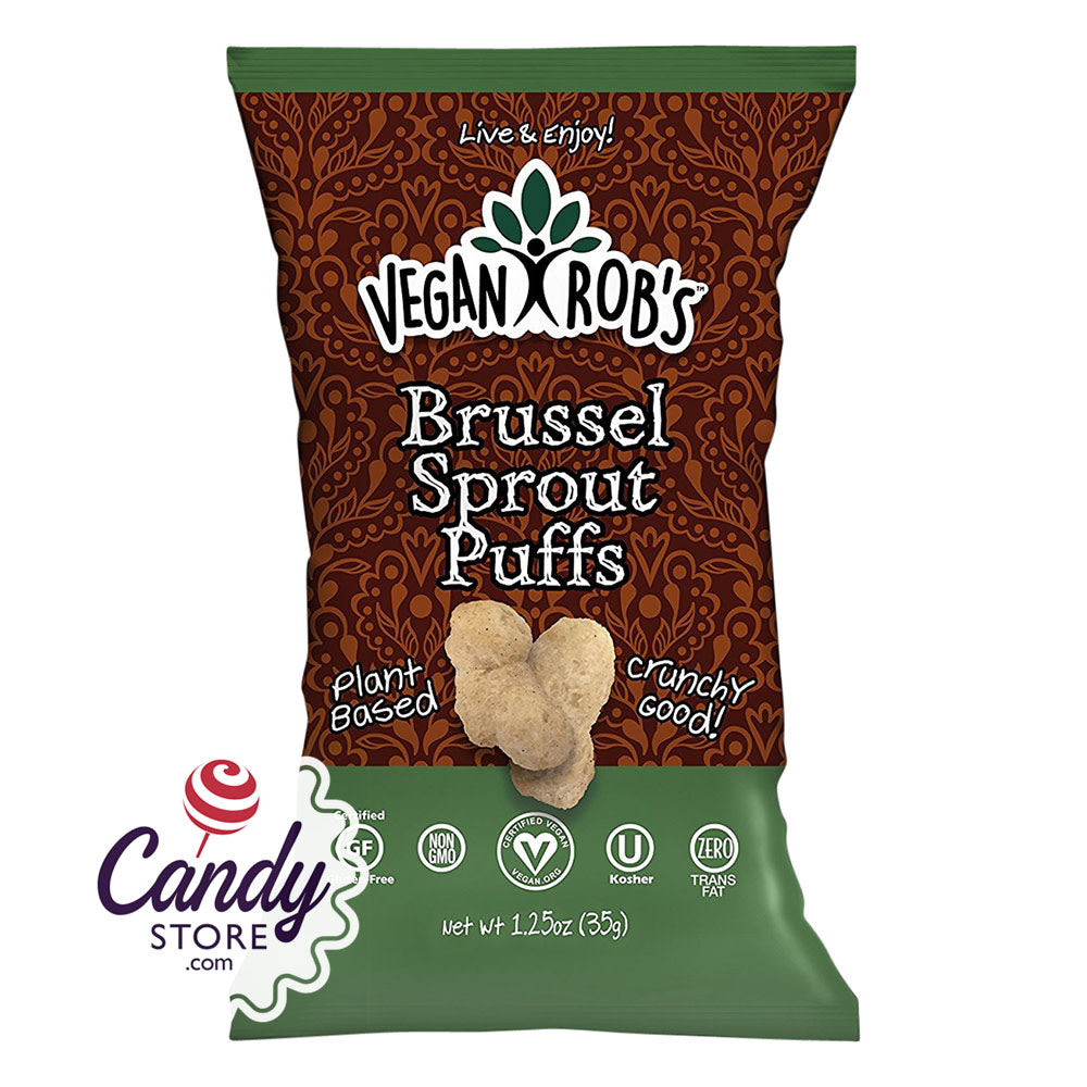Vegan Rob's Brussel Sprout Puffs 1.25oz Bags 24ct - CandyStore.com