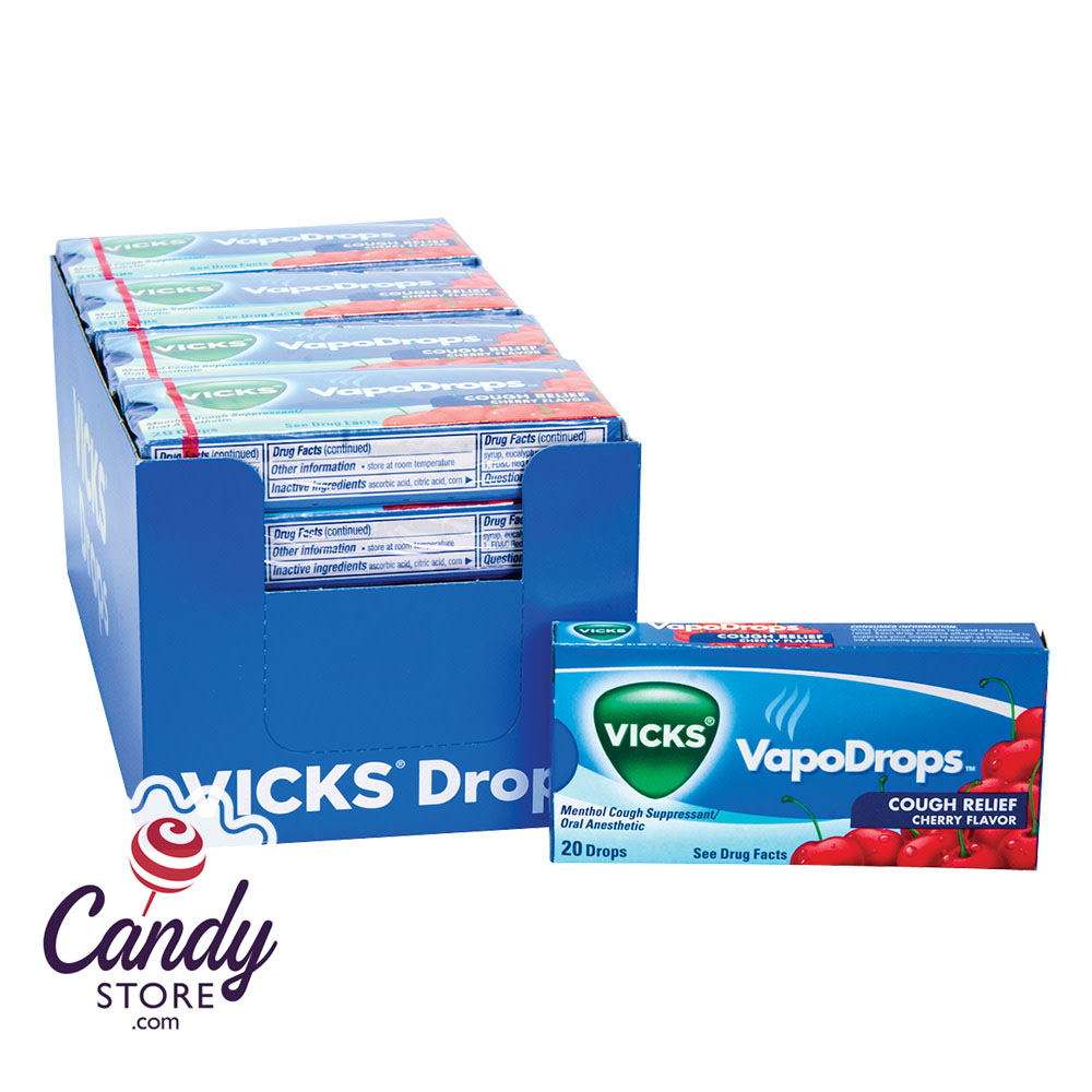 Vick's Cherry Drops - 20ct | CandyStore.com