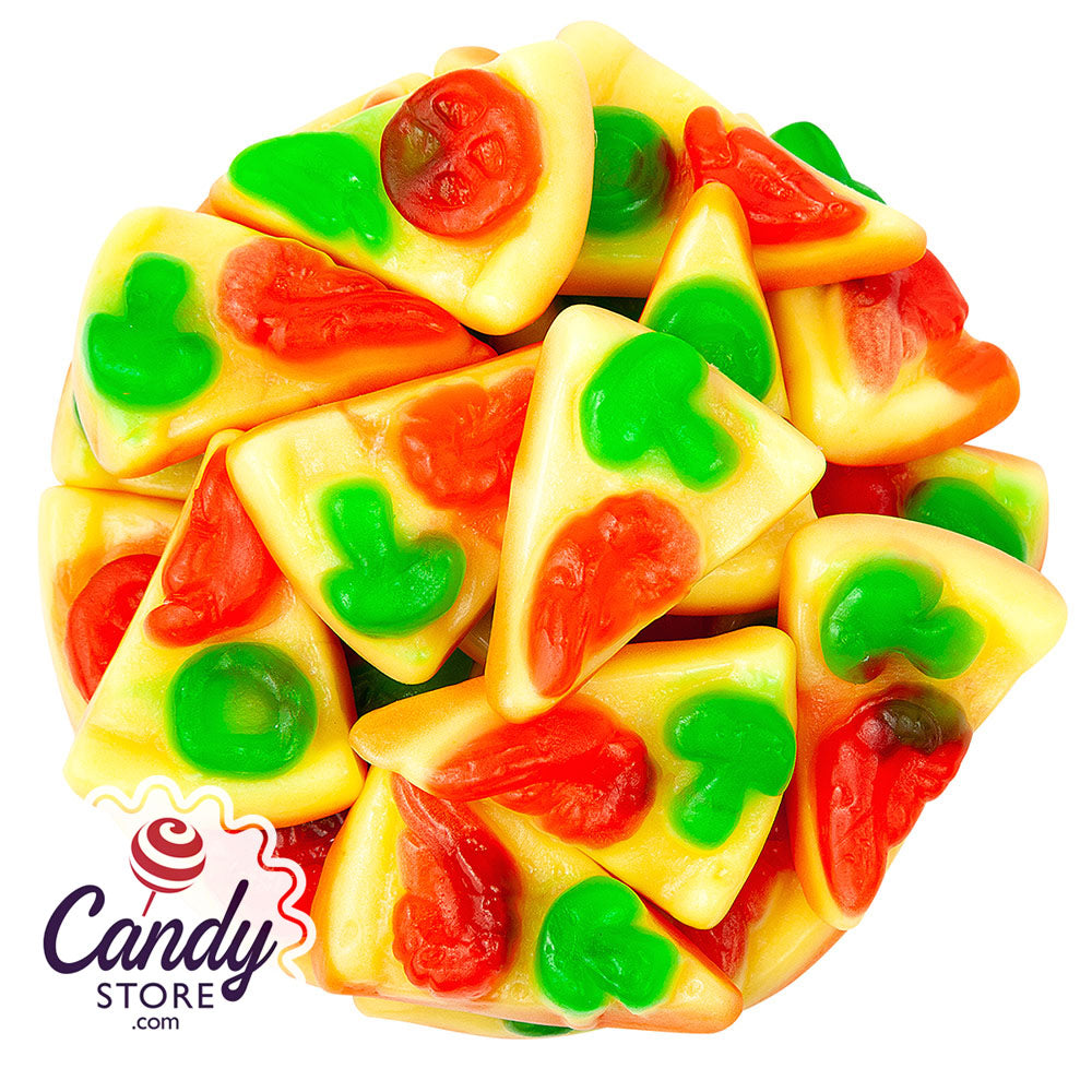 Gummy Pizza Slices Candy Vidal 2.2lb - CandyStore.com