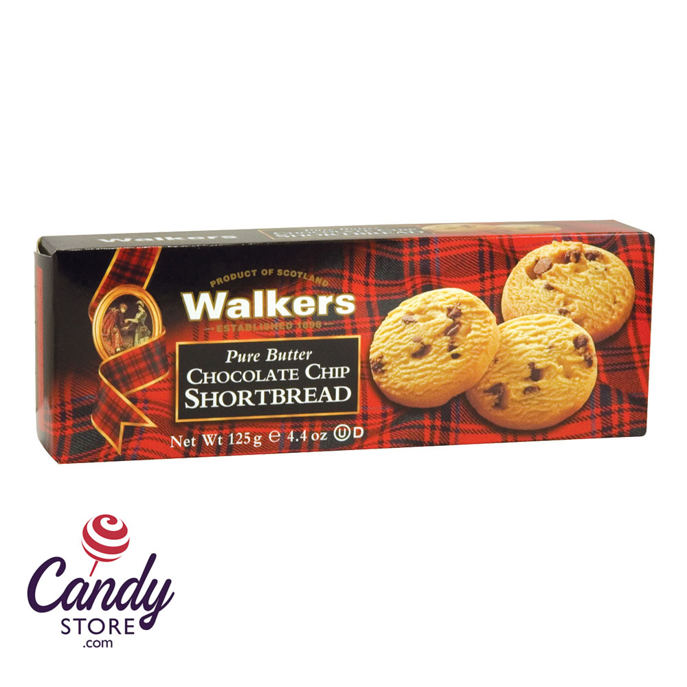 Walkers Shortbread Chocolate Chip Cookies 4.4oz Box - 12ct – CandyStore.com