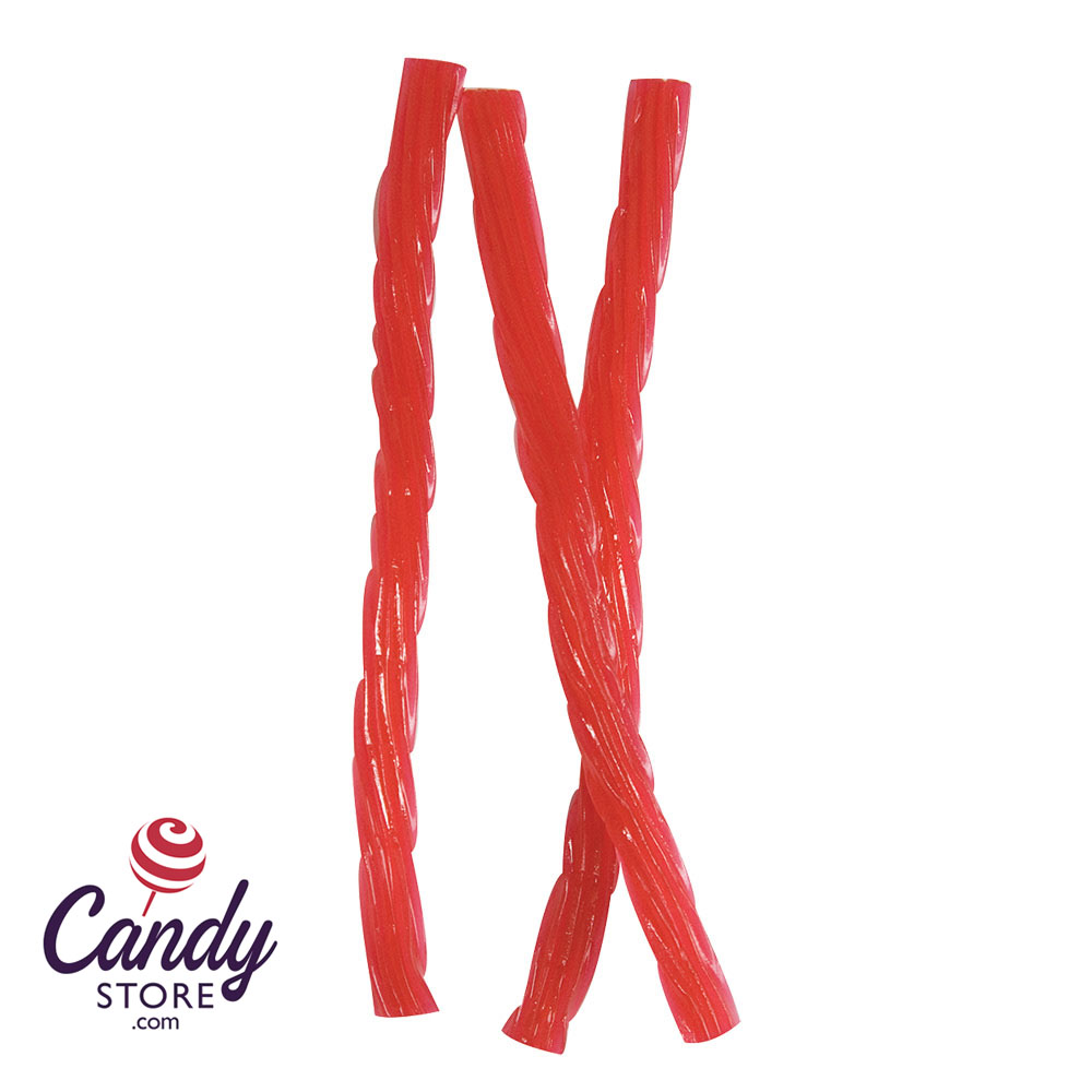 Watermelon Licorice Twists Kenny's - 12lb | CandyStore.com