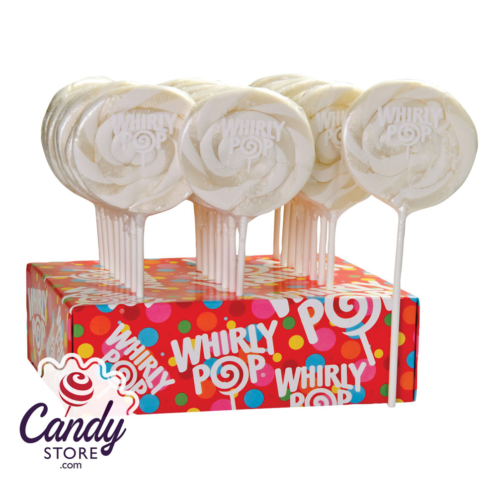 Whirly Pop Vanilla White 1.5oz - 24ct | CandyStore.com