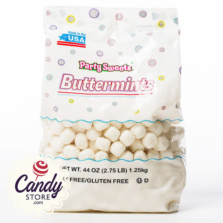 White Buttermint Creams - 2.75lb Bulk | CandyStore.com