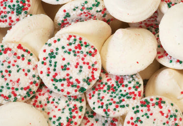 White Christmas Mint Nonpariels - 5lb Bulk | CandyStore.com