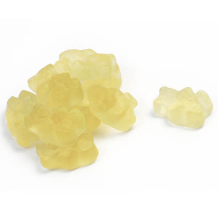 White Pineapple Gummi Bears - 5lb Bulk | CandyStore.com