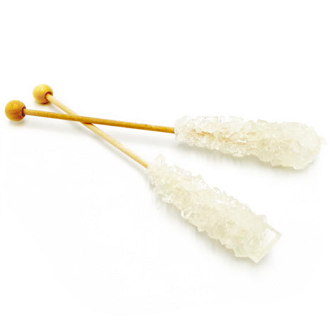 White Rock Candy Swizzle Sticks - 72ct | CandyStore.com