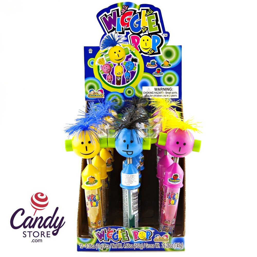 Wiggle Pops Silly Lollipops - 12ct | CandyStore.com