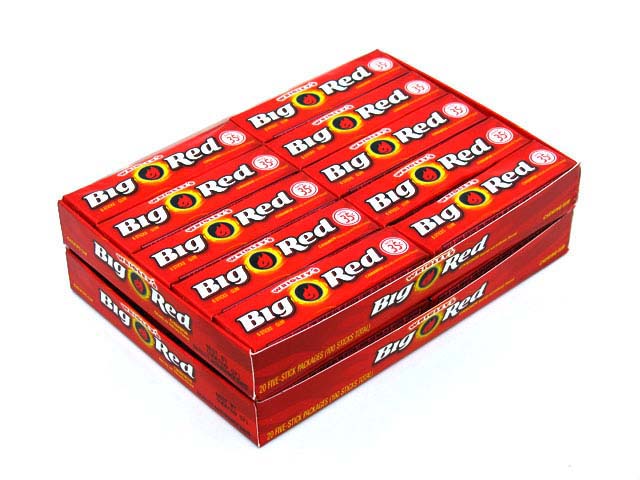 Wrigley Big Red Gum 5 stick - 40ct | CandyStore.com
