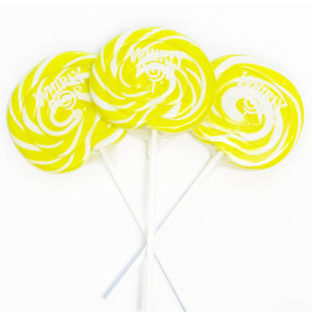 Yellow Whirly Pops - 60ct | CandyStore.com