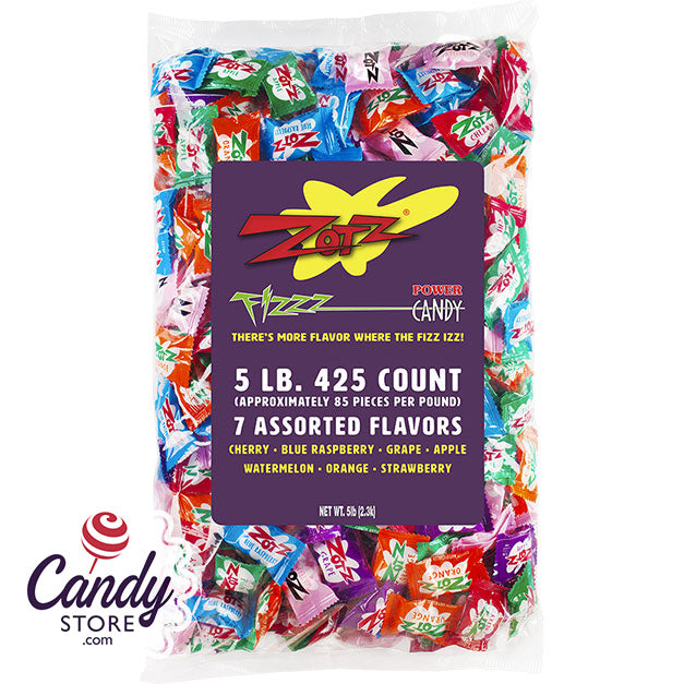 Zotz 6 Flavors Assorted - 5lb Bulk | CandyStore.com