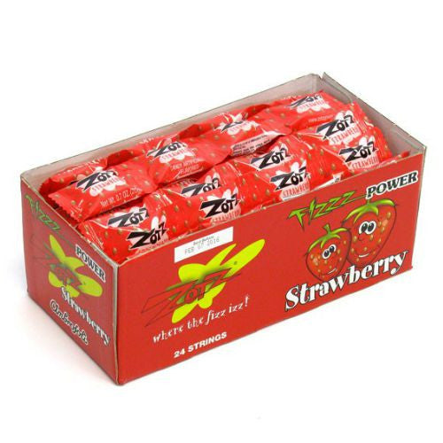 Zotz Strings Strawberry - 24ct | CandyStore.com