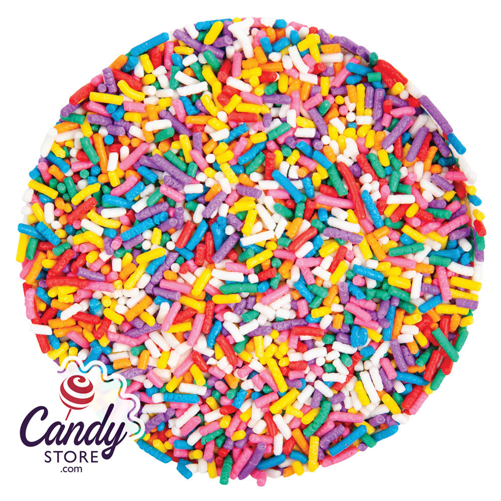 Sprinkles Assorted Colors 25lb - CandyStore.com