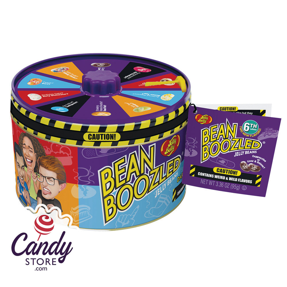 Spinning Beanboozled Jelly Belly Jelly Beans Tins 8ct - CandyStore.com