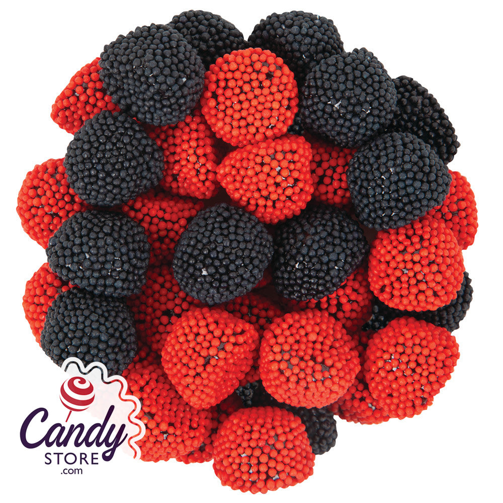 Black & Red Berries Gummy Candy 5lb - CandyStore.com
