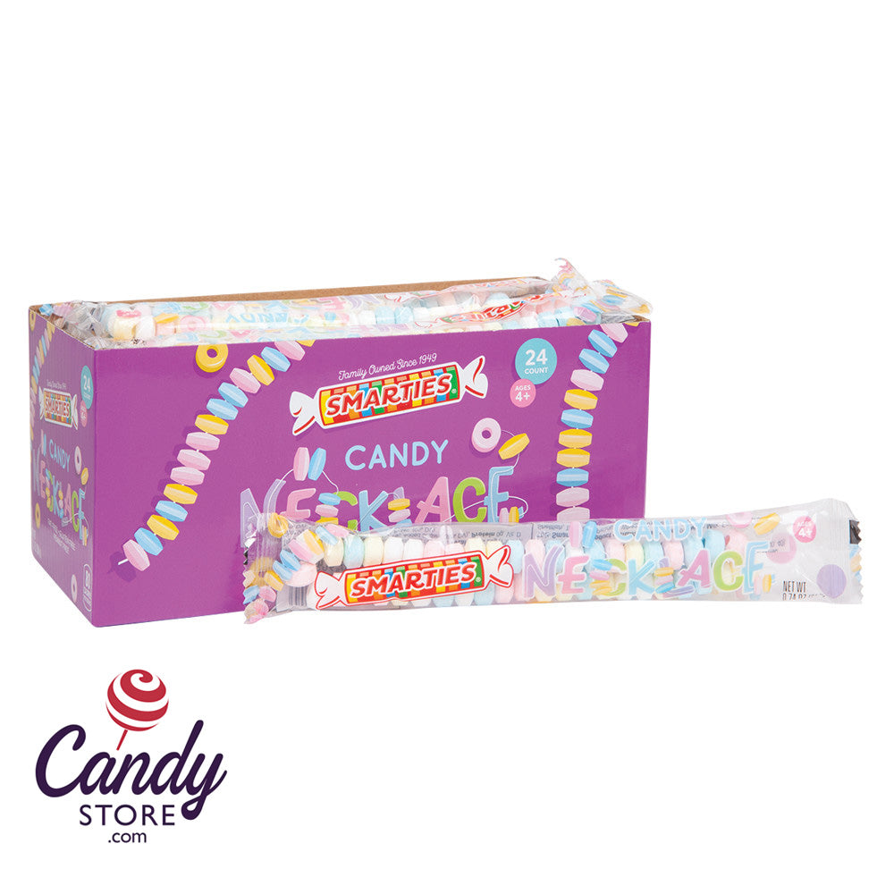 Smarties Candy Necklaces 24ct - CandyStore.com