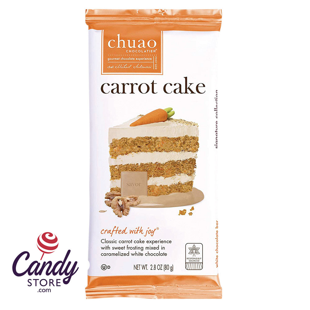 Chuao Carrot Cake Chocolate Bar 12ct - CandyStore.com