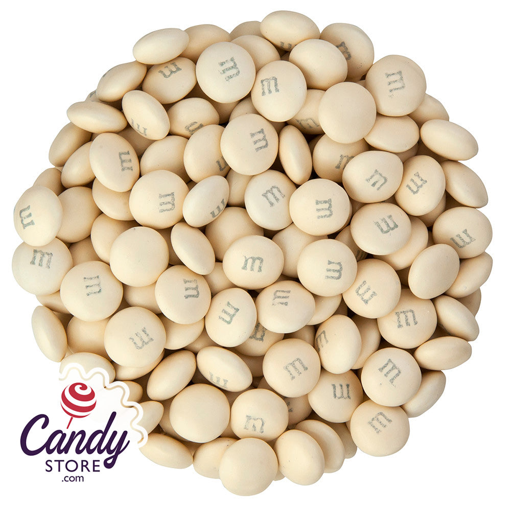 Cream M&Ms Candy 10lb - CandyStore.com