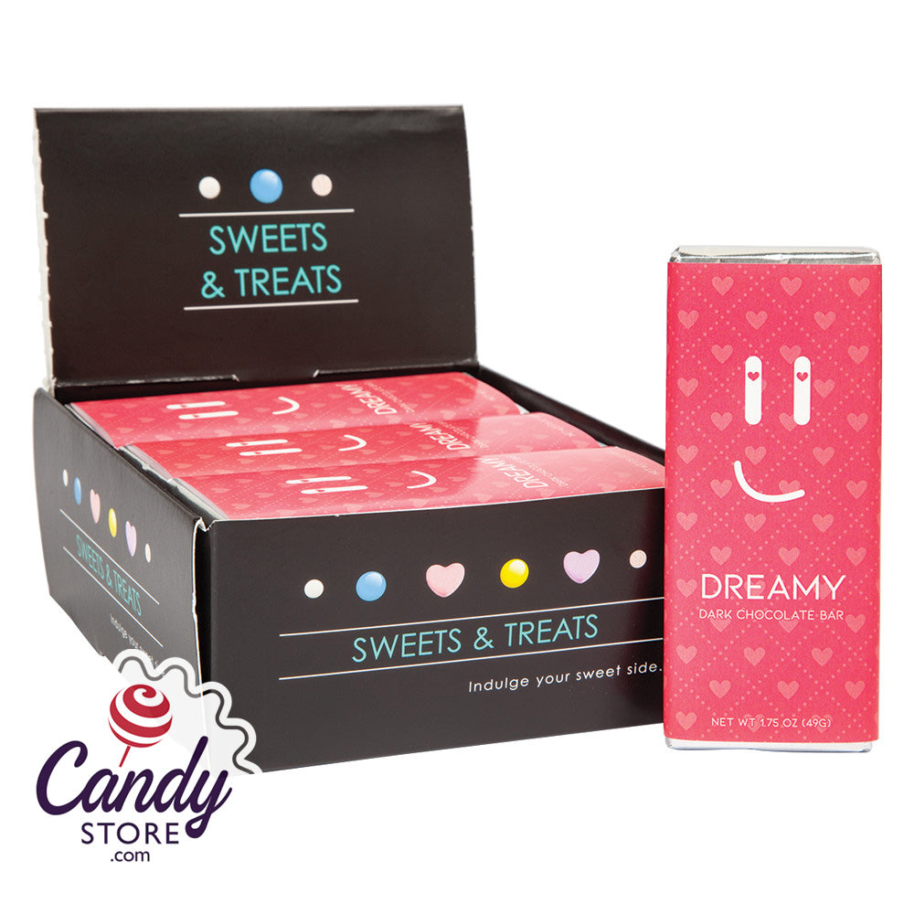 Dreamy Dark Chocolate Emotion Bar 24ct - CandyStore.com