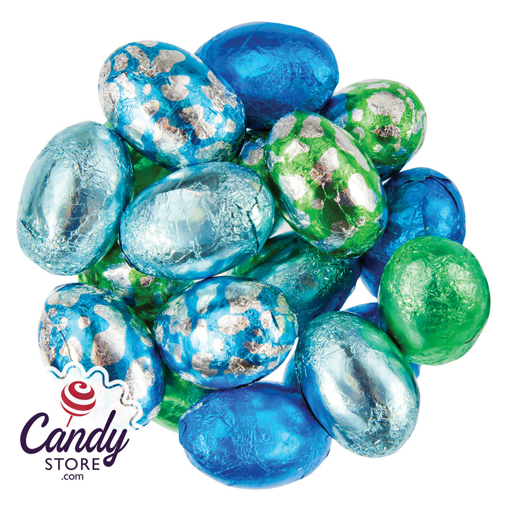 Dark Chocolate Foiled Easter Eggs Thompson 10lb - CandyStore.com