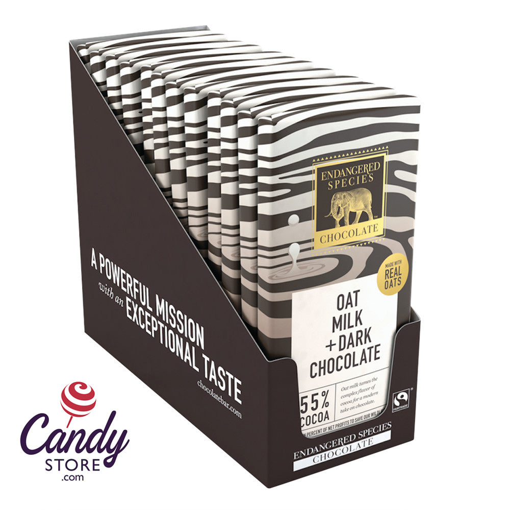Dark Zebra Vegan Oat Milk Bars 12ct - CandyStore.com