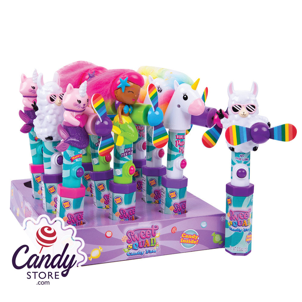 Unicorn Toy Fan Candy 12ct - CandyStore.com
