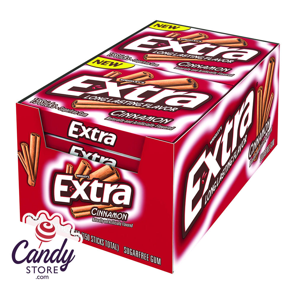 Cinnamon Extra Gum 15-Stick Packs 10ct - CandyStore.com