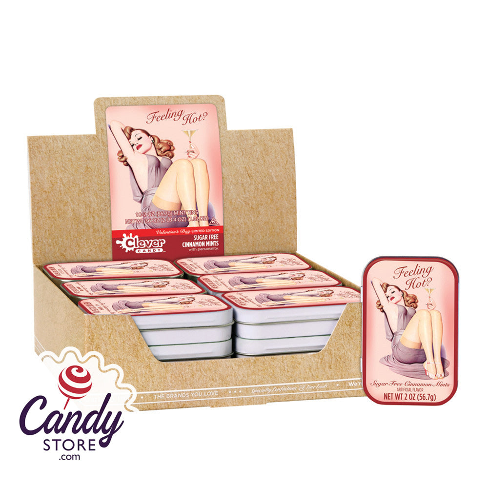 Feeling Hot Cinnamon Mints Amusemints 18ct Tins - CandyStore.com