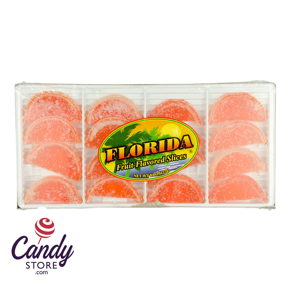 Florida Orange Fruit Slices Box 12ct - CandyStore.com