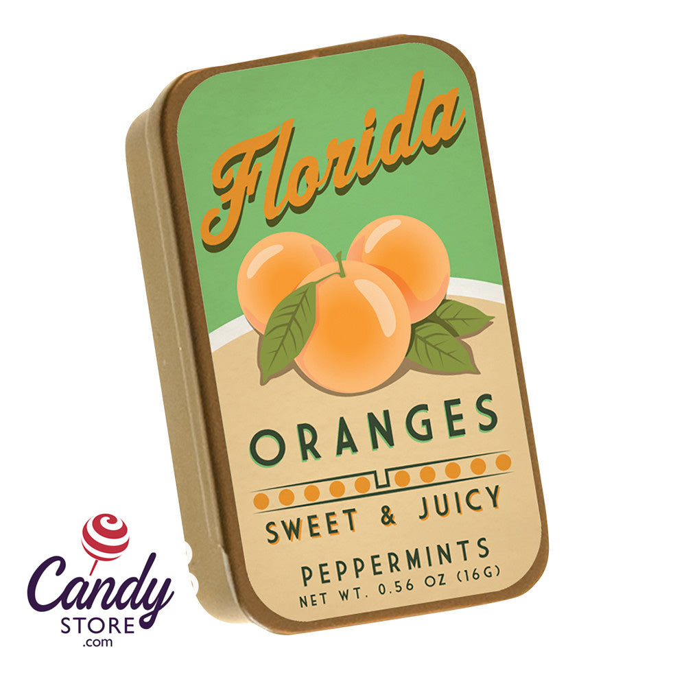 Florida Sweet Oranges Mint 24ct Tins - CandyStore.com