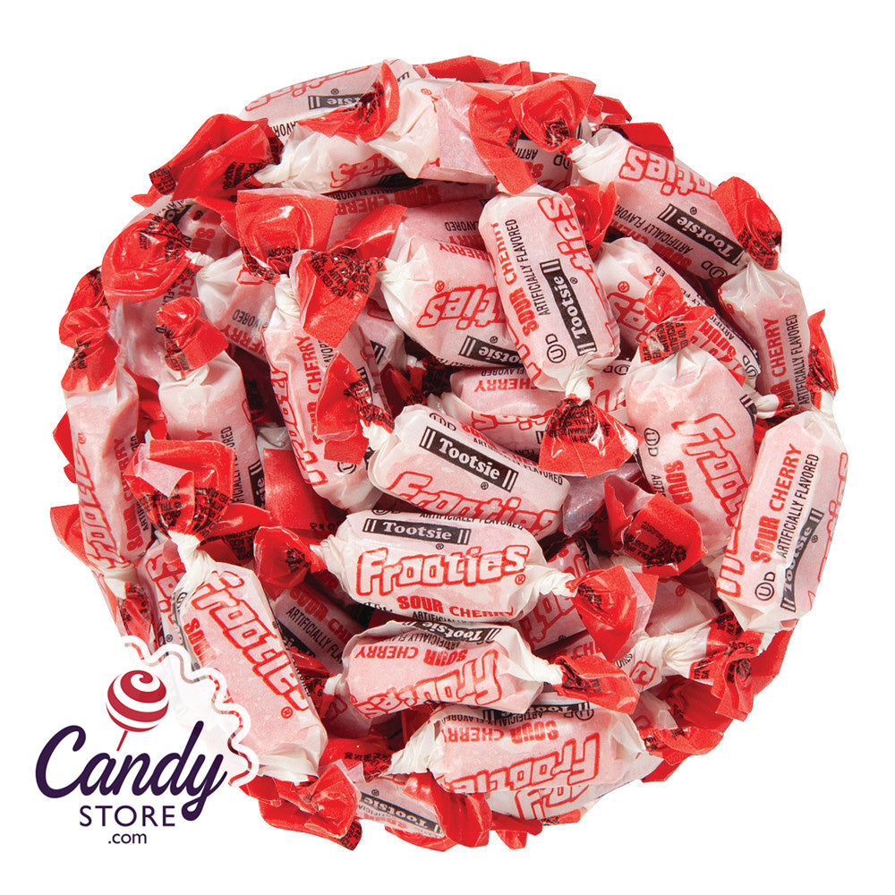 Tootsie Rolls Frooties Sour Cherry 360-Piece Bags - CandyStore.com
