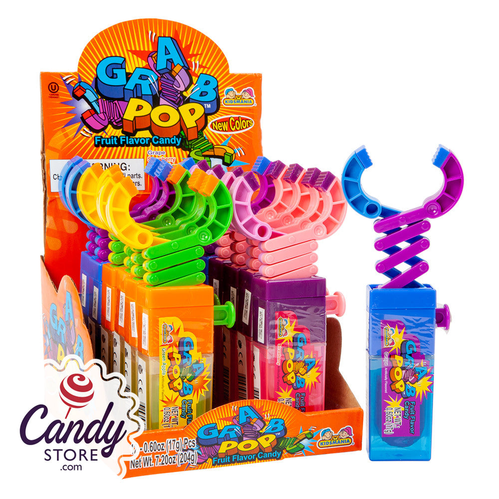 Grab Pop Mechanical Arm Toy Candy 12ct - CandyStore.com