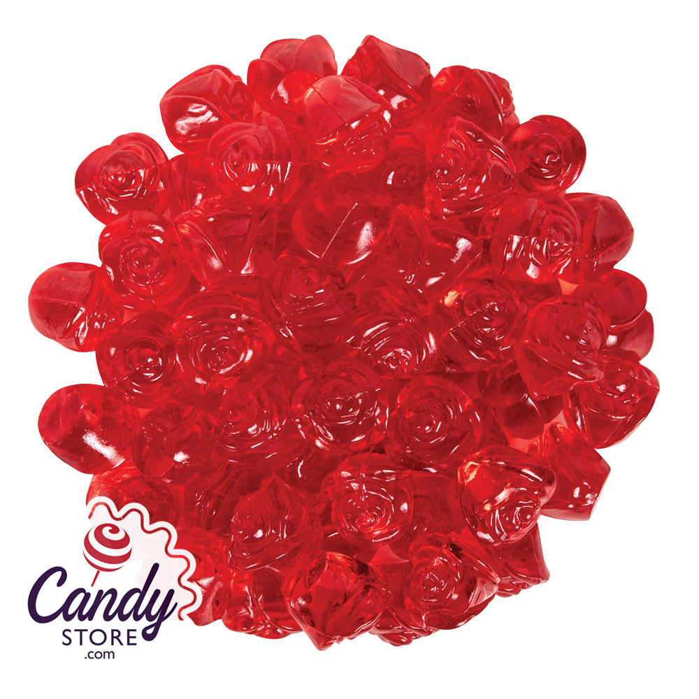 Gummy 3D Red Roses Candy Cherry Flavor 13.2lb - CandyStore.com