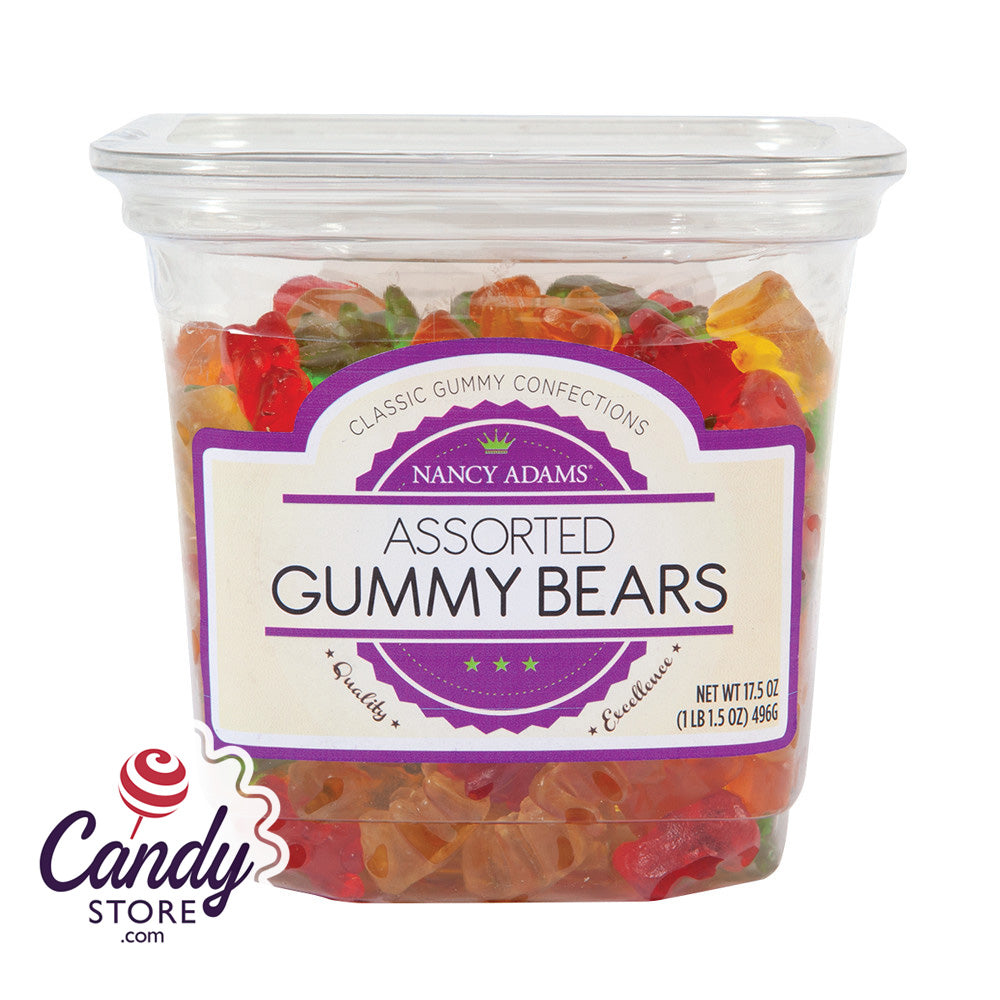 Gummy Bears Small Tubs 12ct - CandyStore.com