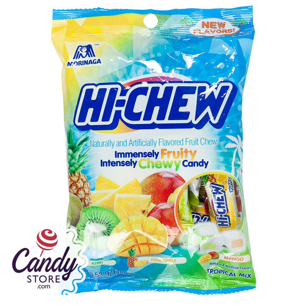 Hi-Chew Tropical Candy 6ct Peg Bags - CandyStore.com