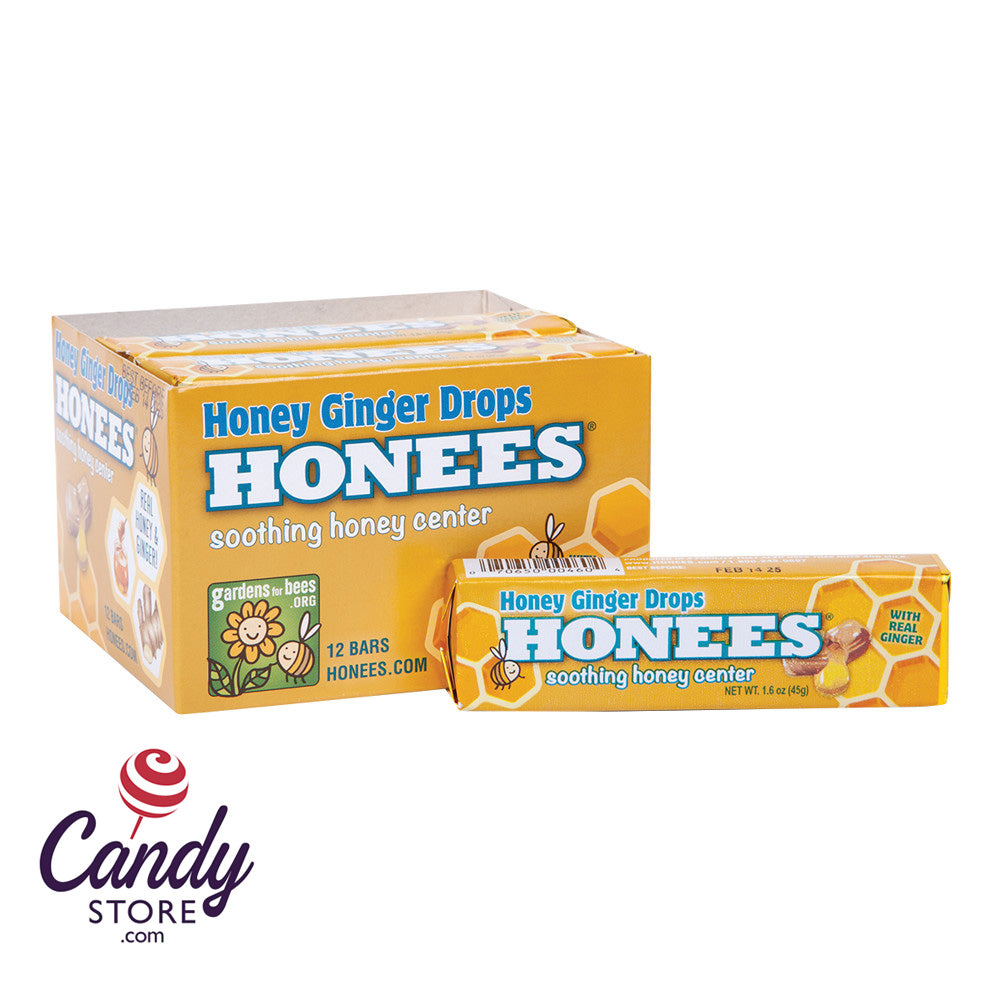 Honees Ginger Drops Candy 12ct - CandyStore.com