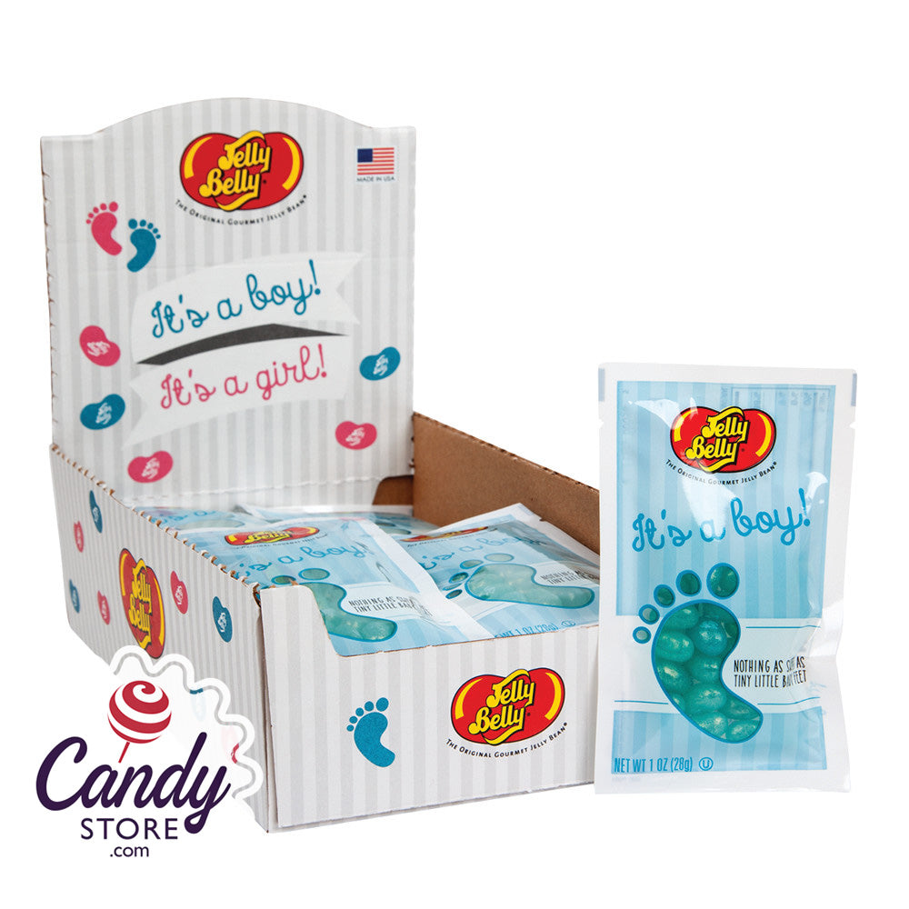Jelly Belly It's A Boy Pouch 24ct - CandyStore.com